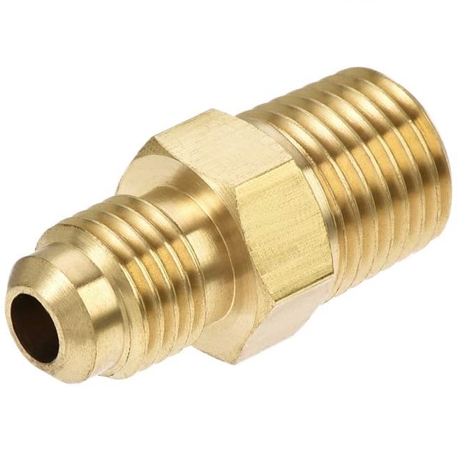 CONECTOR 1/4" FLARE X 1/4" NPT - Corporación Termodinámica